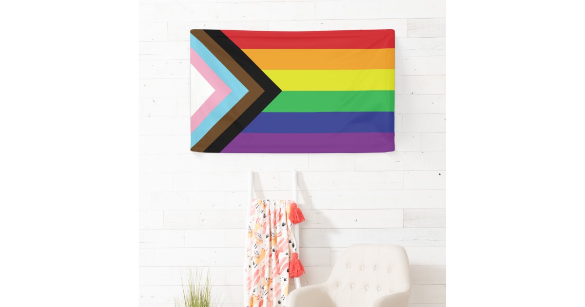 Progressive LGBTQIA Flag Banner | Zazzle