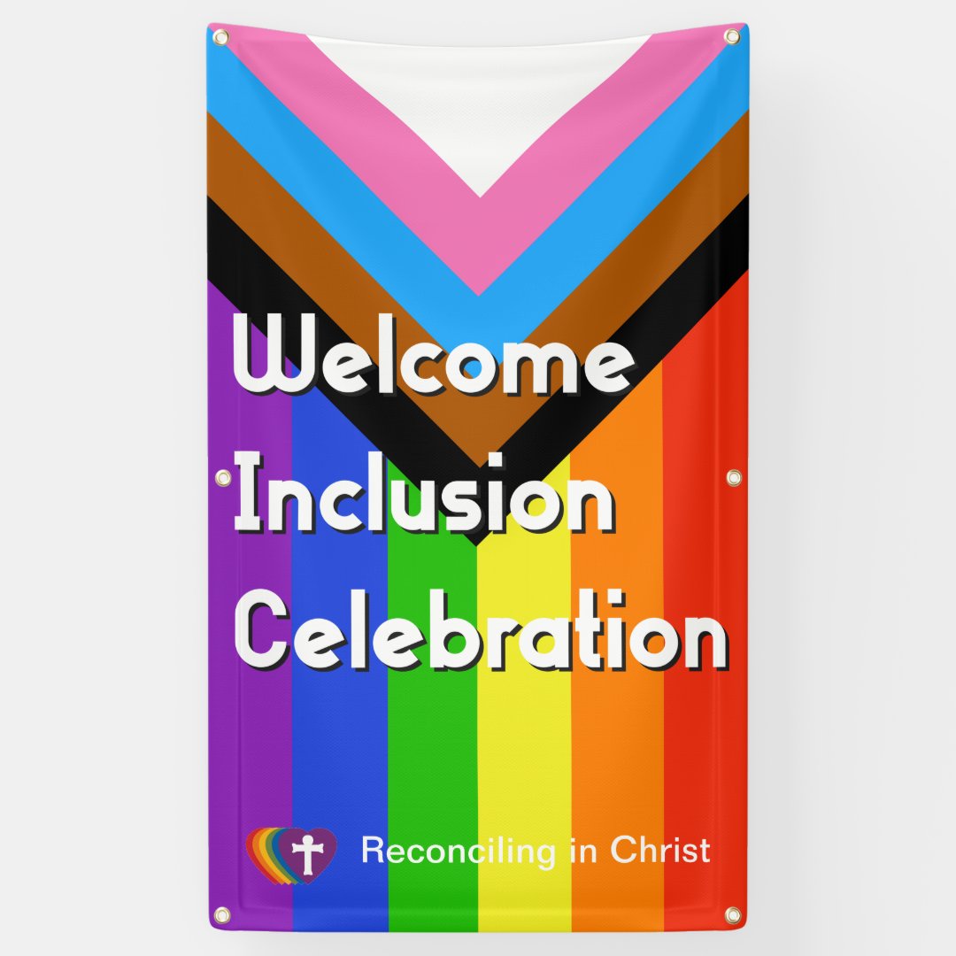 Progressive PRIDE Flag Banner - Vertical | Zazzle