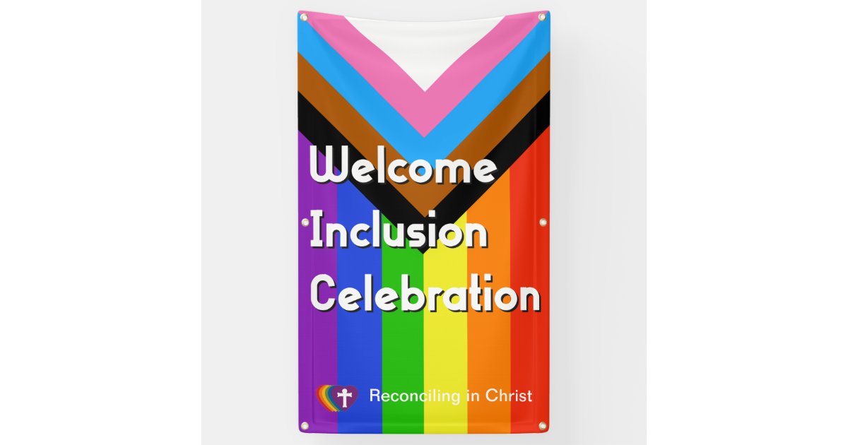 Progressive PRIDE Flag Banner - Vertical | Zazzle