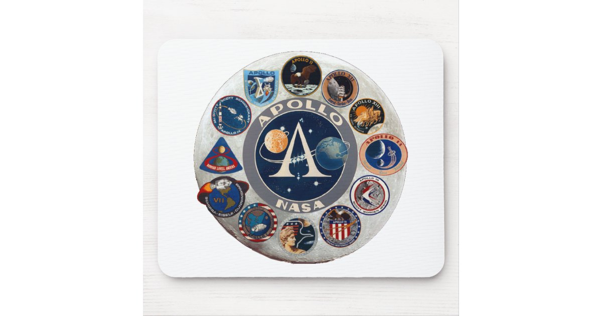Project Apollo: The Composite Logo Mouse Pad | Zazzle