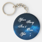 Butterfly semicolon keychain | Zazzle.com