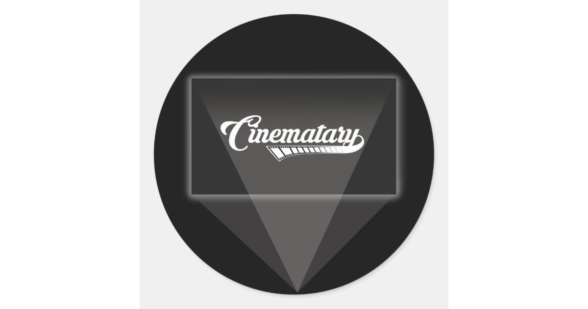 Projection Logo Sticker | Zazzle