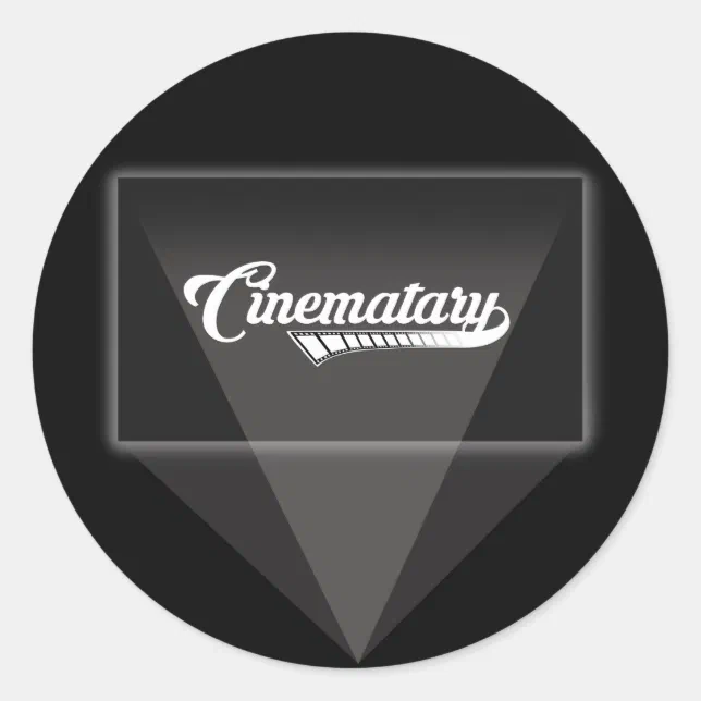 Projection Logo Sticker | Zazzle