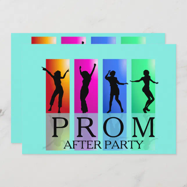 Prom After Party Dancing Invitations | Zazzle