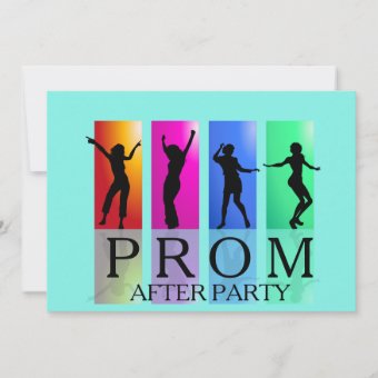 Prom After Party Dancing Invitations | Zazzle