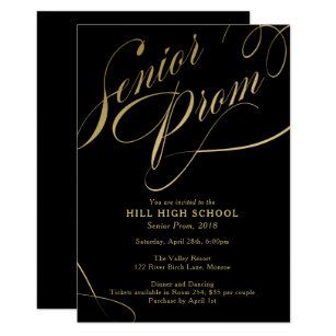 Senior Prom Invitations | Zazzle