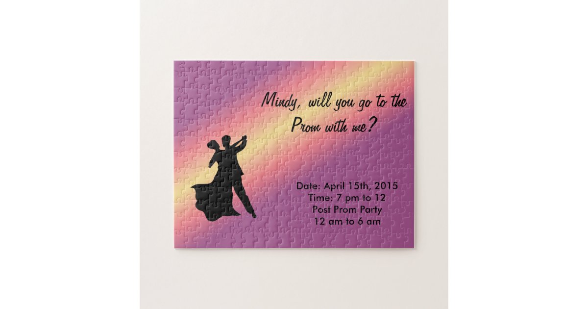 PROM INVITE PUZZLE | Zazzle