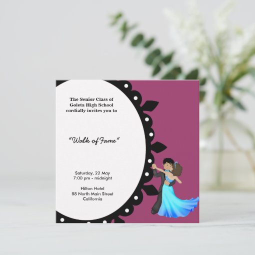 Prom Night Dance Invitation | Zazzle