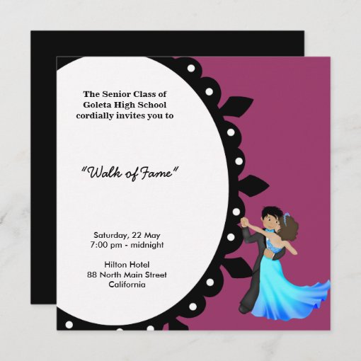 Prom Night Dance Invitation | Zazzle