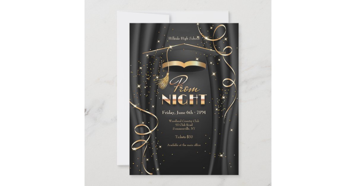 Prom Night Invitation | Zazzle