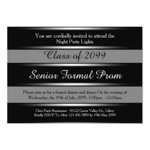 Senior Prom Invitations | Zazzle