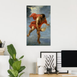 Prometheus Carrying Fire Poster | Zazzle