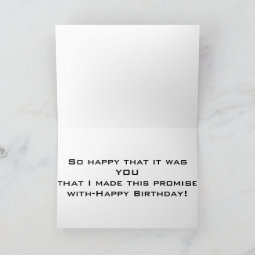 PROMISES MADE/FRIENDSHIP-HAPPY BIRTHDAY CARD | Zazzle