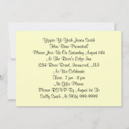 Promotion @ Work Party Yippie Yi Yeah Invitation | Zazzle