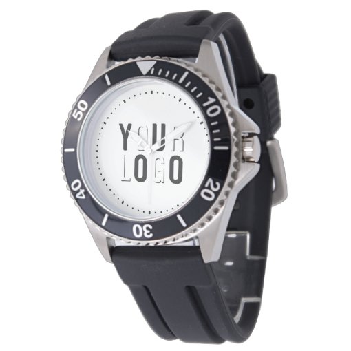 Promotional Business Company Logo Watch | Zazzle