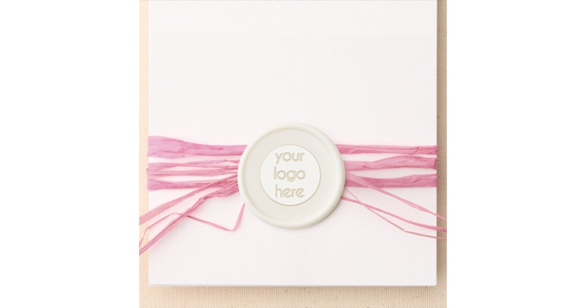 Promotional Business Company Office Logo Wax Seal Sticker | Zazzle
