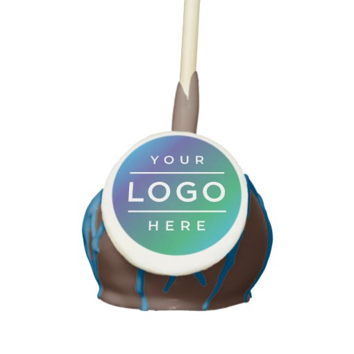 Promotional Business Logo Company Branded Cake Pops | Zazzle