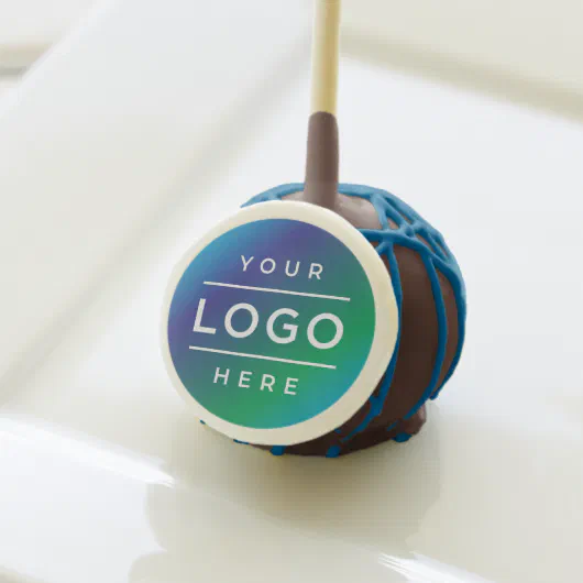 Promotional Business Logo Company Branded Cake Pops | Zazzle