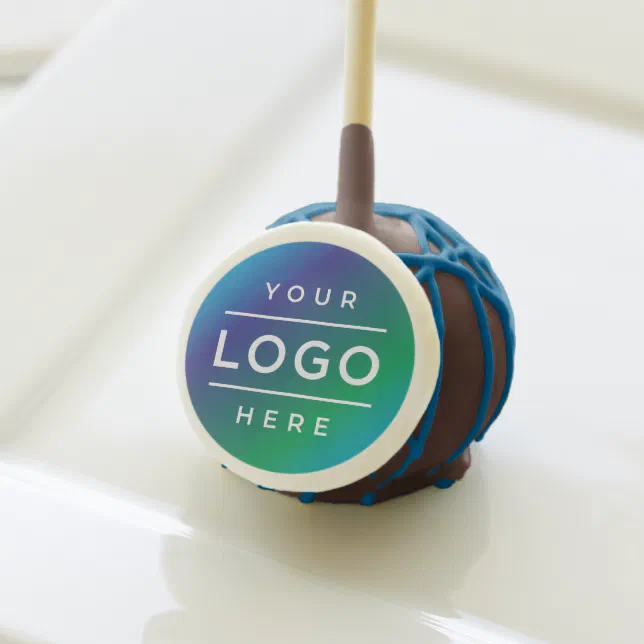 Promotional Business Logo Company Branded Cake Pops | Zazzle