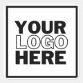 Promotional Business Logo Company Branded Sticker | Zazzle