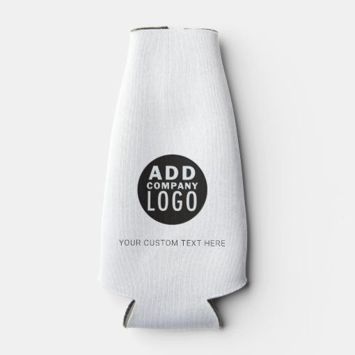 Promotional Custom Business Logo Bottle Cooler | Zazzle