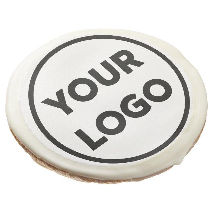 Promotional Custom Company Logo Business Event Sugar Cookie | Zazzle