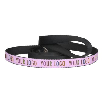 Promotional Custom Dog Leash with Company Logo 6ft | Zazzle