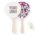 Promotional Custom Hand Fan with Your Logo & Photo | Zazzle
