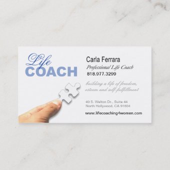 PROMOTIONAL for Life Coach Spiritual Counseling Business Card | Zazzle
