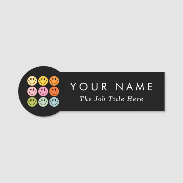 Promotional Items No Minimum, Add Your Logo Name Tag | Zazzle