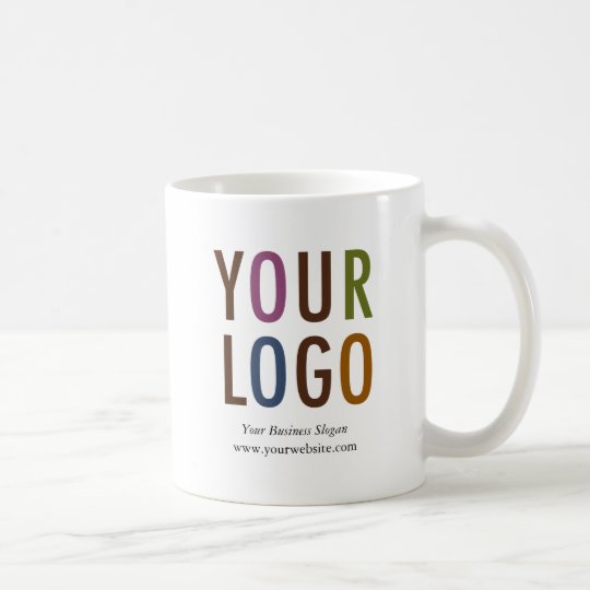 Promotional Mug with Company Logo 11 oz No Minimum | Zazzle.com