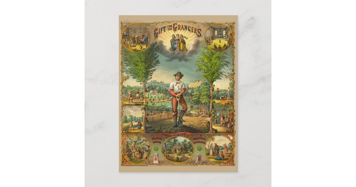 Promotional Print For Grange Members Postcard | Zazzle