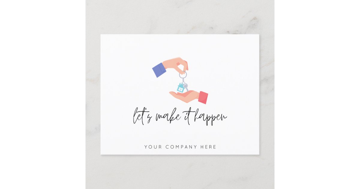 Promotional Real Estate Business Postcard | Zazzle