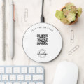 Promotional Scan QR code Custom logo Wireless Charger | Zazzle