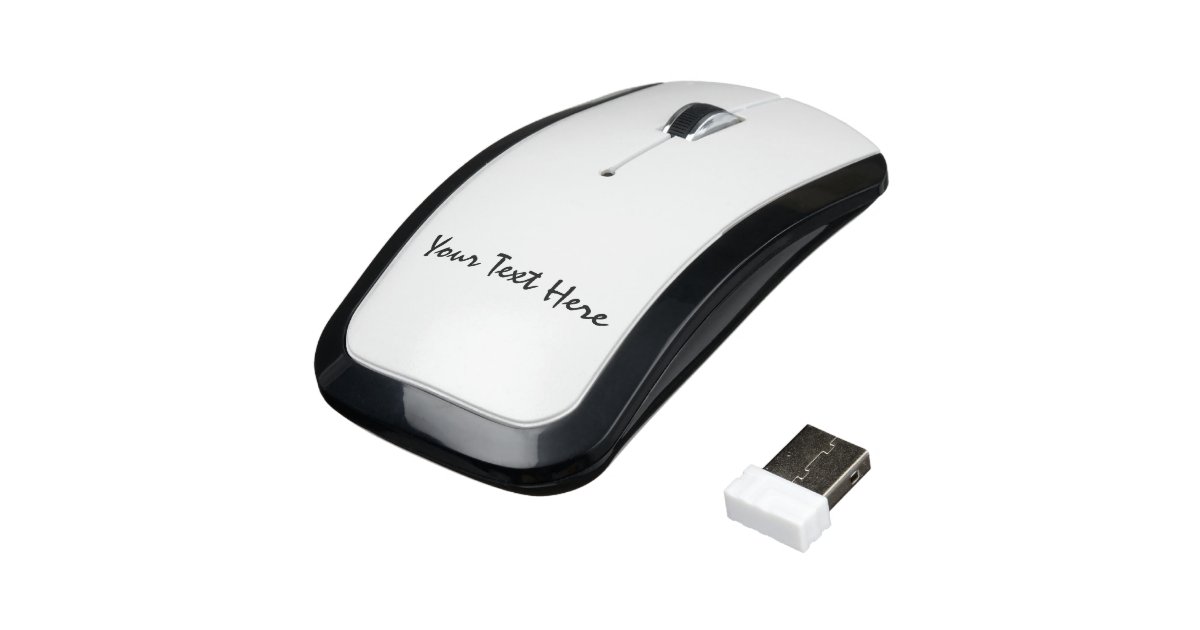Promotional wireless mouse | Add your own name | Zazzle