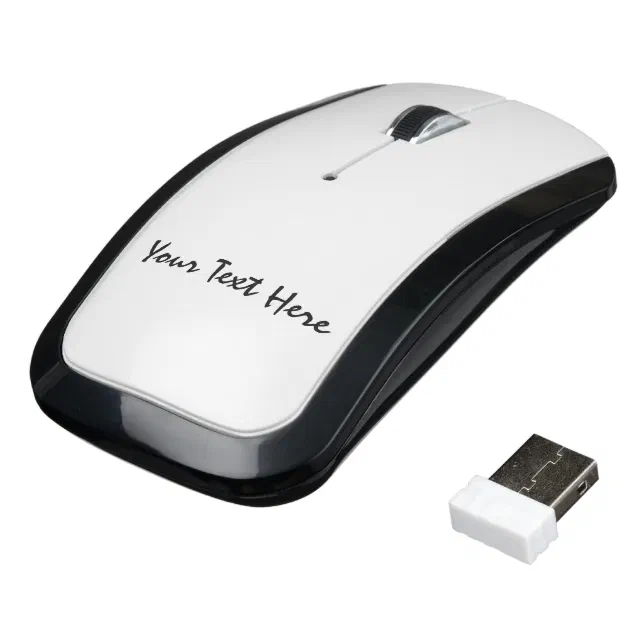 Promotional wireless mouse | Add your own name | Zazzle
