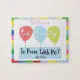 Promposal Balloon Monogram Puzzle | Zazzle