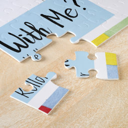 Promposal Balloon Monogram Puzzle | Zazzle