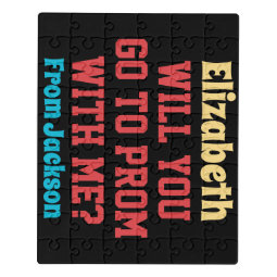 Promposal Idea - Ask To Prom Jigsaw Puzzle | Zazzle