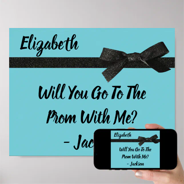 Promposal Idea - Ask To School Prom Dance Poster | Zazzle