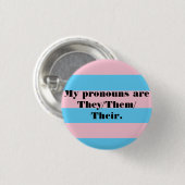 Pronoun Pins - They/Them | Zazzle