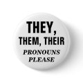 Pronouns Template Button | Zazzle