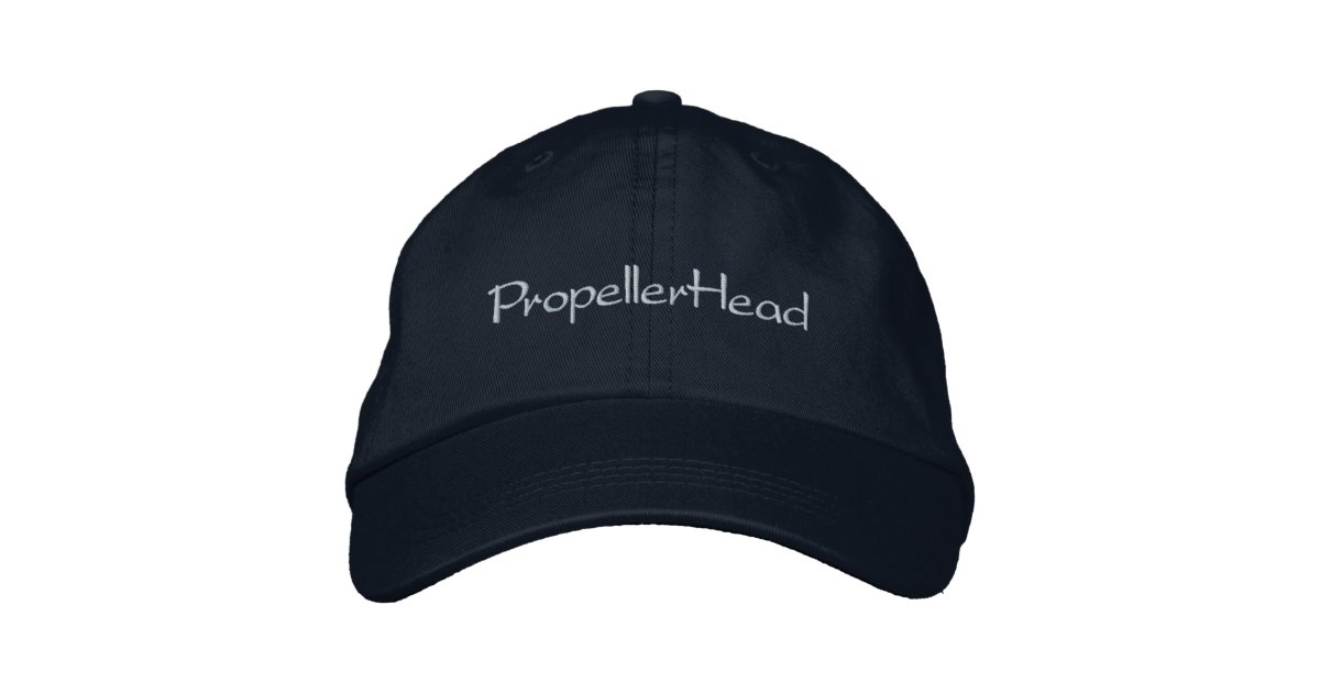 PropellerHead Embroidered Baseball Hat | Zazzle
