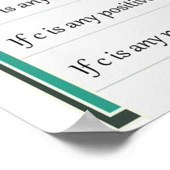 Properties of Absolute Values Math Poster | Zazzle