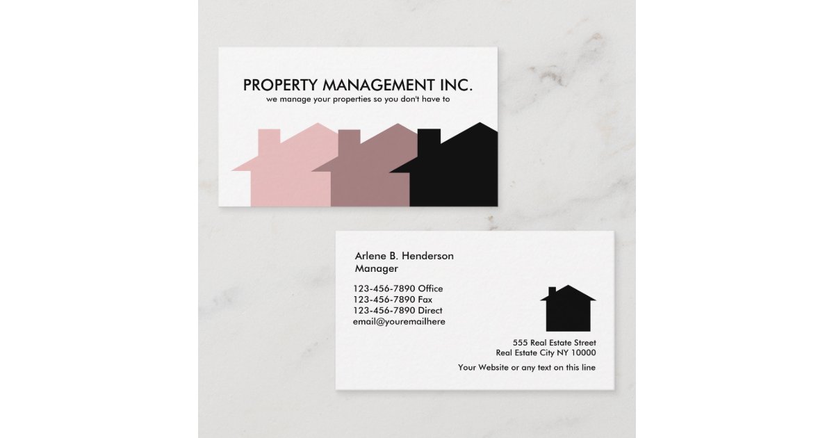 Property Management Business Cards | Zazzle