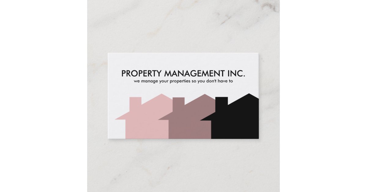 Property Management Business Cards | Zazzle