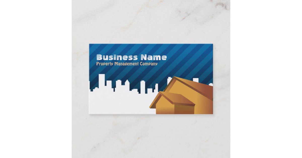 Property Management Company Business Cards | Zazzle