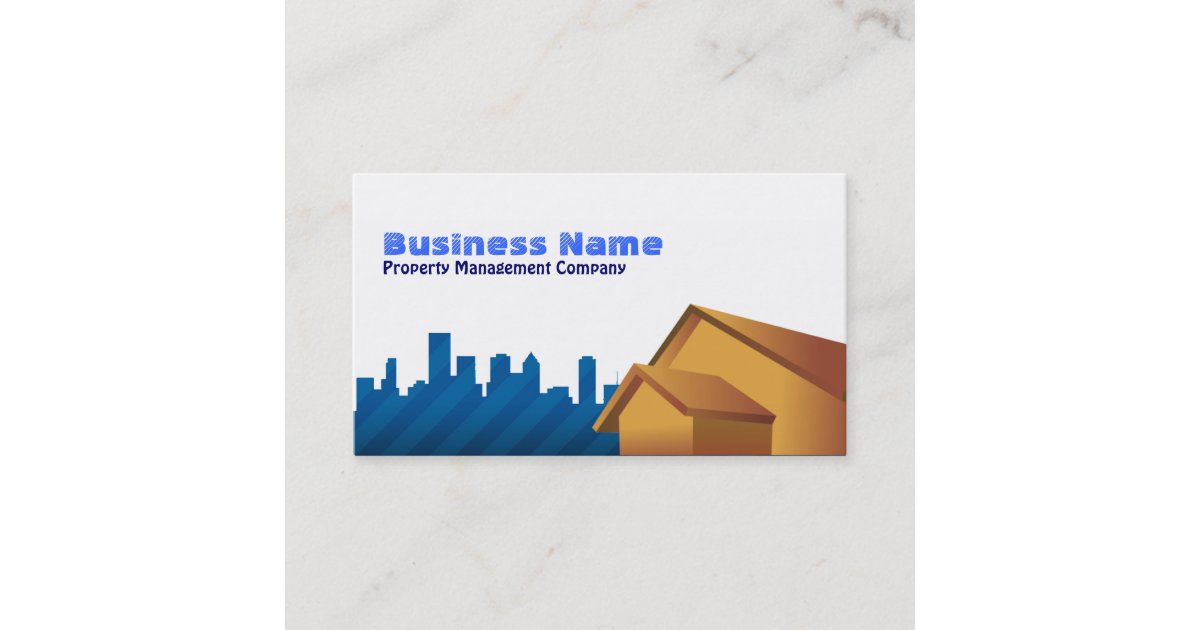 Property Management Company Business Cards | Zazzle
