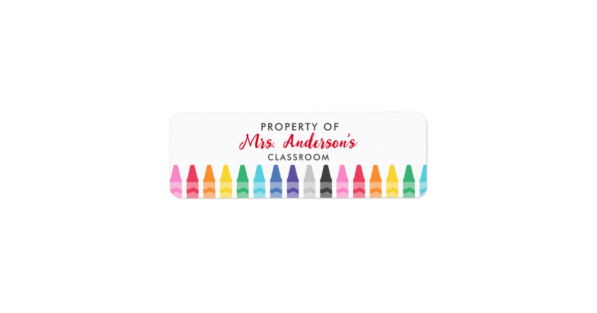 Property of Classroom Labels | Zazzle