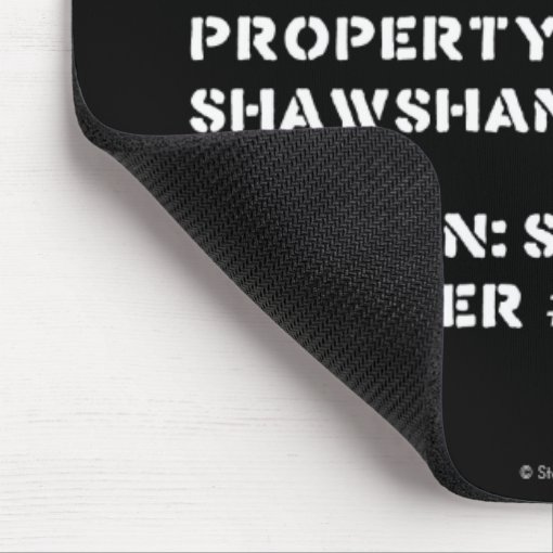 Property: Shawshank Prison Mouse Pad | Zazzle